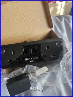 # Comet Desktop Power Module (2 x UK Sockets, USB A&C Fast Charge Black ...